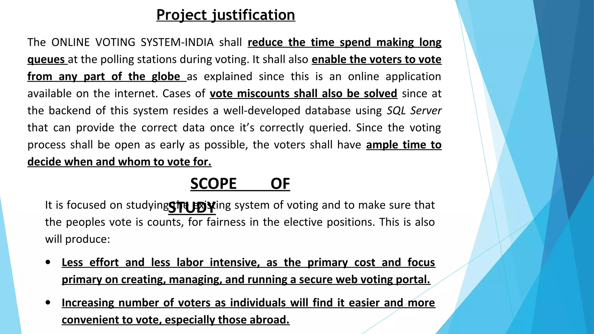 Online Voting System - Project | PPT