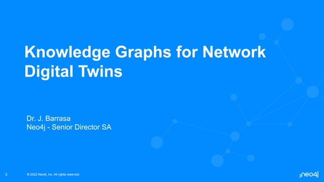 Knowledge Graphs for Network Digital Twins | PPT