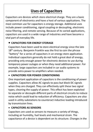 Class 12th Physics Project File (Capacitors) 23-24 | PDF
