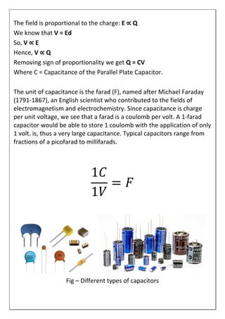 Class 12th Physics Project File (Capacitors) 23-24 | PDF