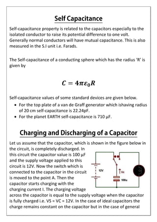 Class 12th Physics Project File (Capacitors) 23-24 | PDF