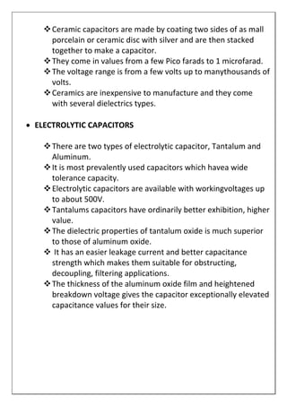 Class 12th Physics Project File (Capacitors) 23-24 | PDF
