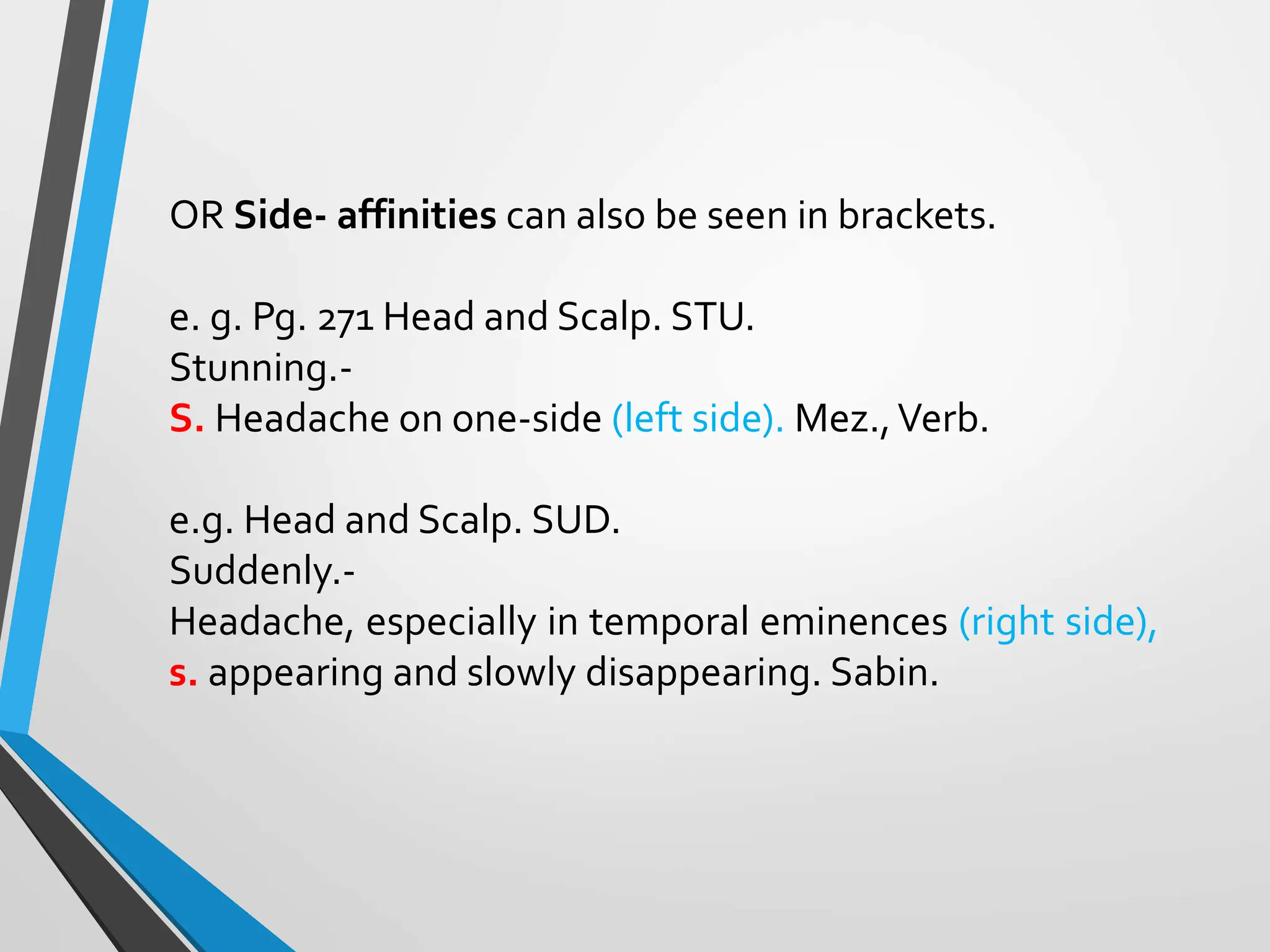 A Homoeopathic Powerpoint presentation on GENTRY'S CONCORDANCE ...