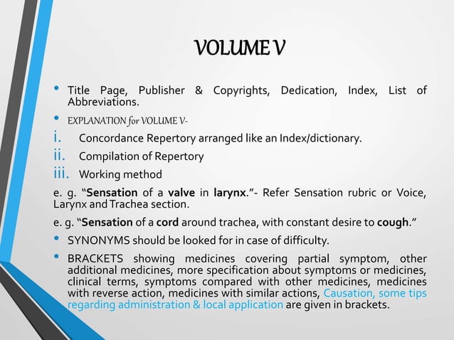 A Homoeopathic Powerpoint presentation on GENTRY'S CONCORDANCE ...