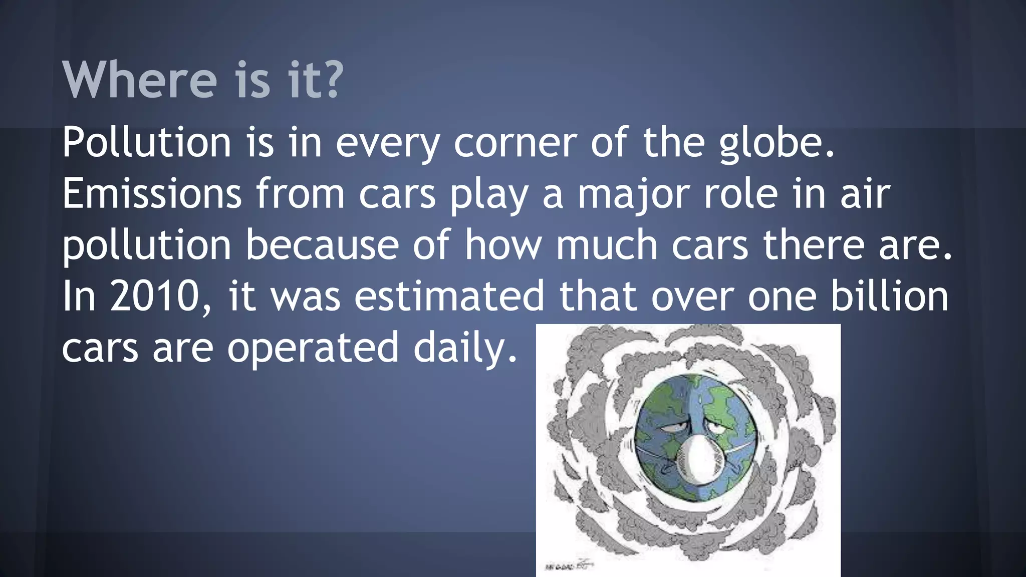 Air pollution from cars | PPTX
