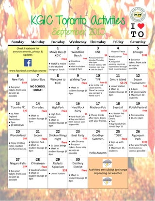 KGIC Toronto - September 2015
