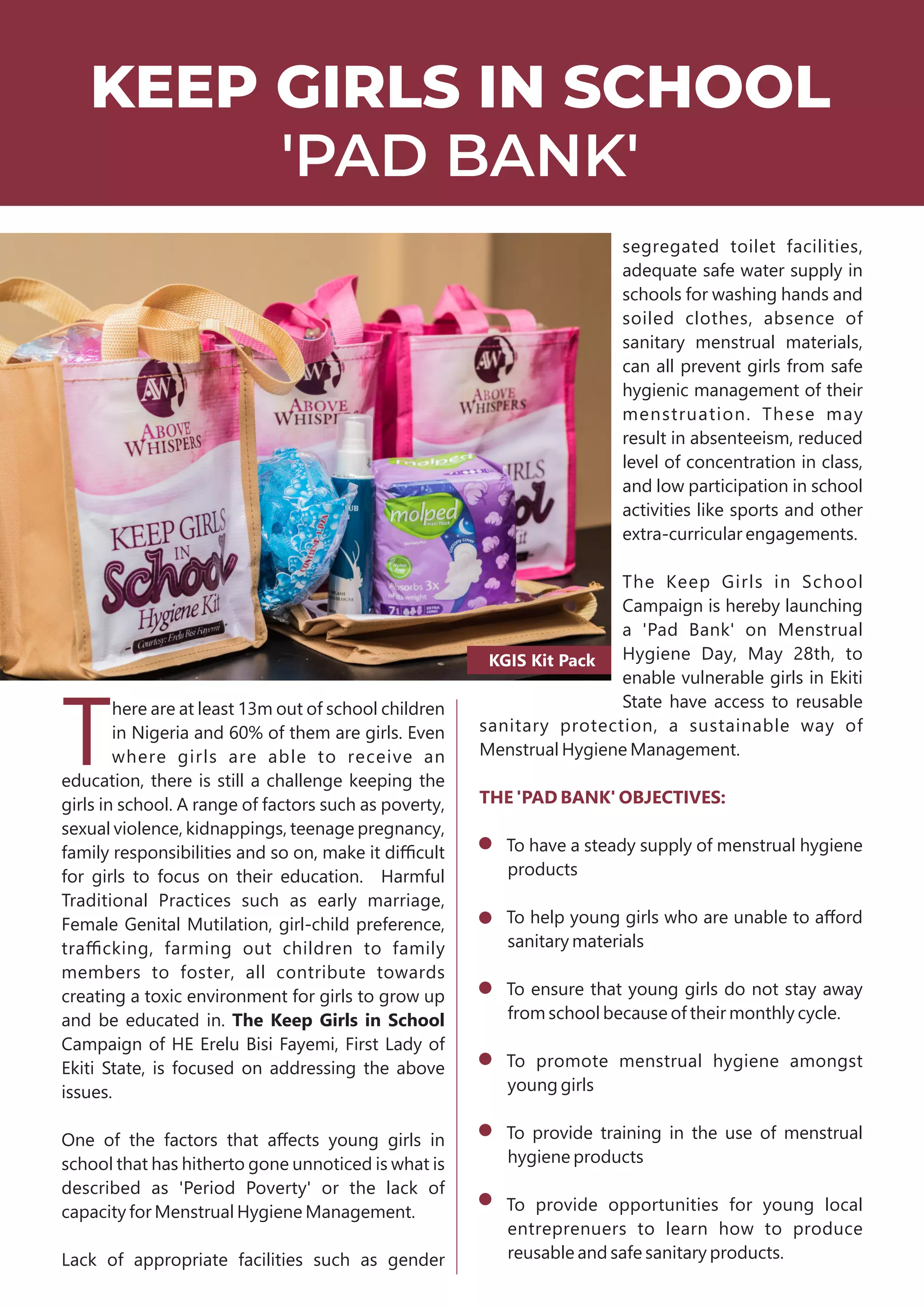 Keep Girls In School | PDF