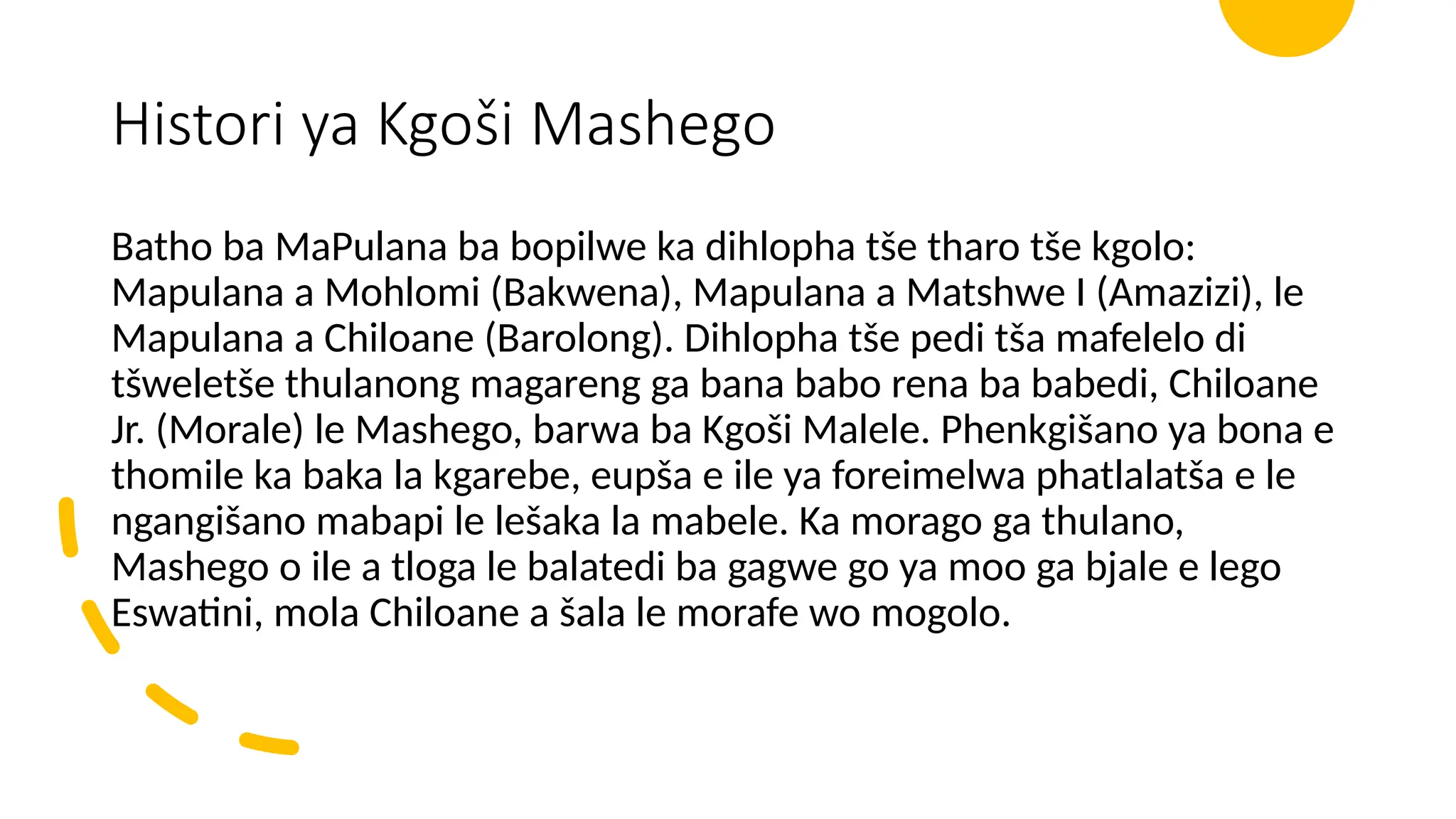 Kgoši Mashego[1234x.presentation AFT 121 | PPTX