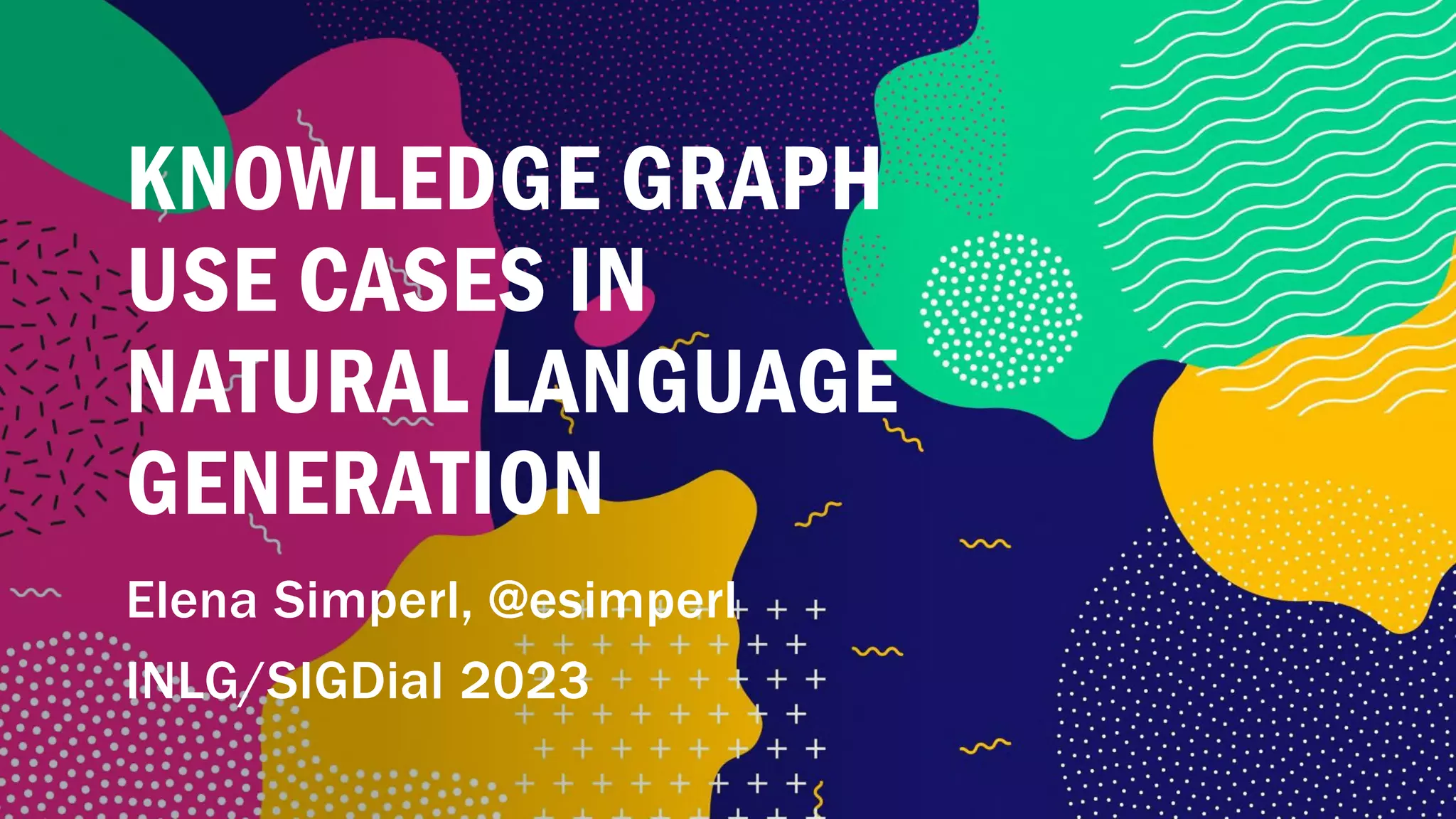Knowledge Graph Use Cases In Natural Language Generation Ppt