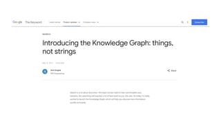 Knowledge graph use cases in natural language generation | PPT