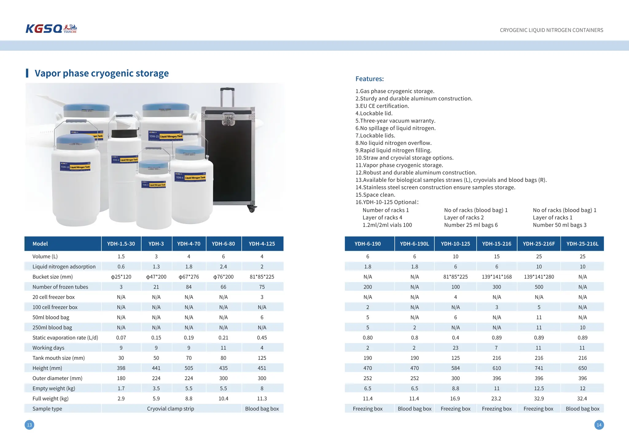 Cryogenic Liquid Nitrogen Containers Introductions | PDF