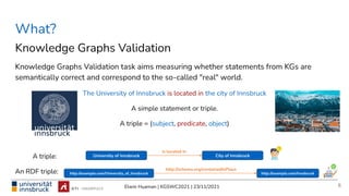 Towards Knowledge Graphs Validation through Weighted Knowledge Sources | PPT