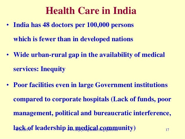 Health care in india