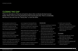 The Leadership Disconnect | PPT