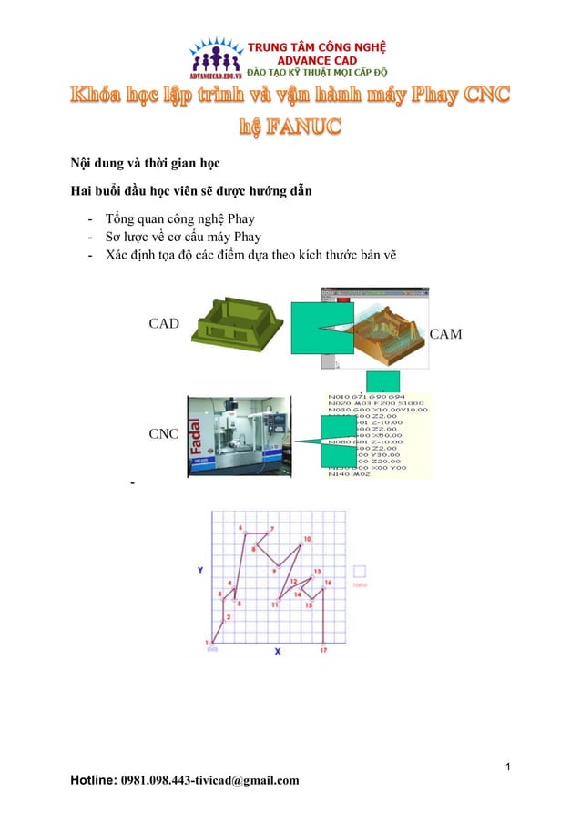 Khóa học lập trình vận hành Phay CNC | PDF