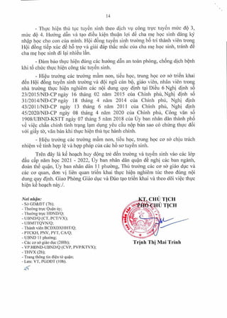 KH 151-Tuyen sinh nam hoc 21-22-UB. Q.TP