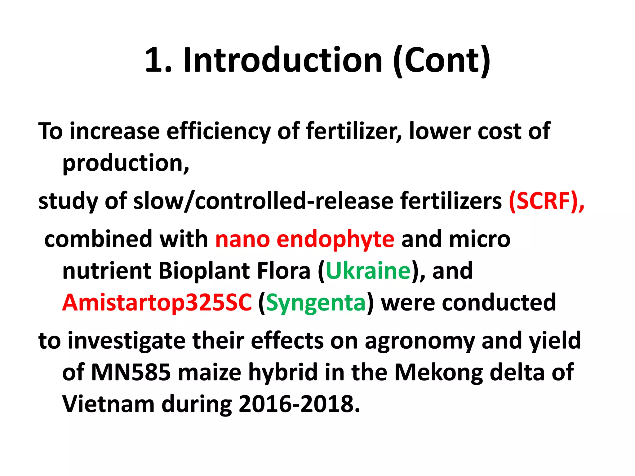 Efficiency of slow/controlled-release fertilizers | PPTX
