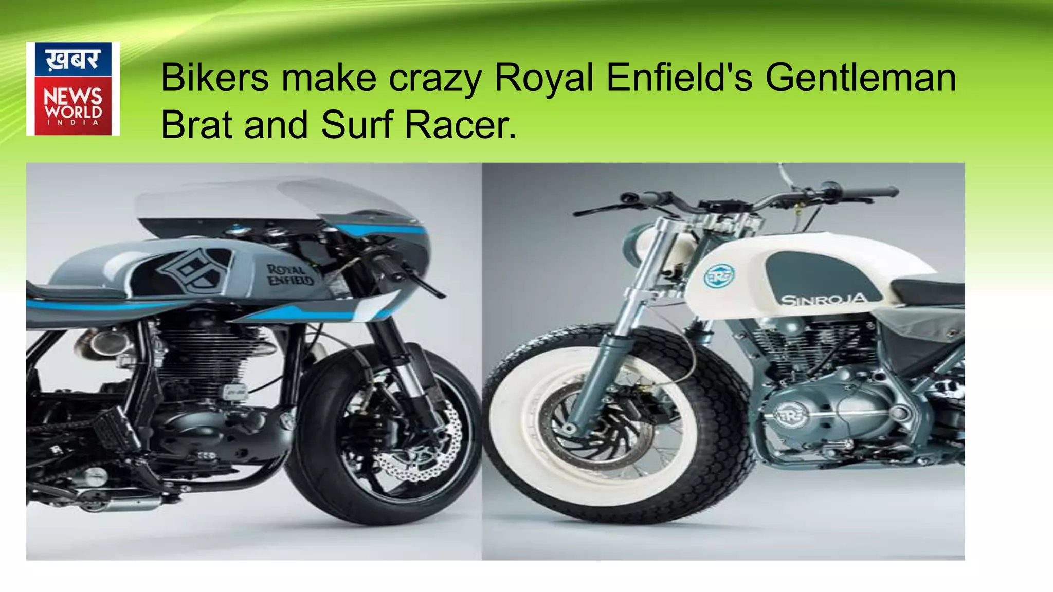 Royal Enfield Two New Outcomes | PPTX | Motorcycle Sports | Auto Racing