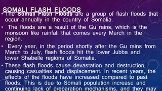 Floods of Somalia | PPTX