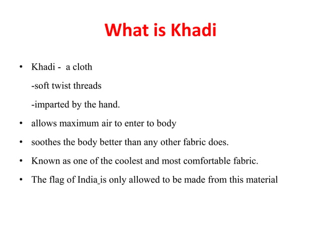 Case Study: Khadi Fashion | PPTX