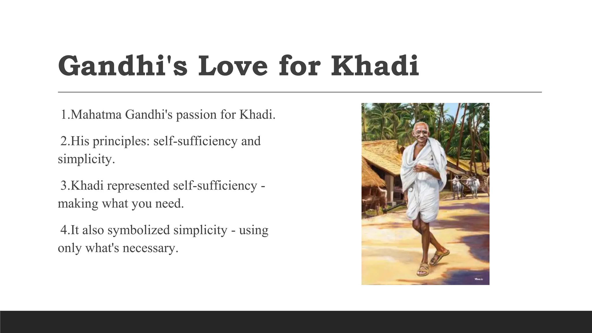 Marketing KHADI CLOTH AND MAHATMA GANDHI.pptx