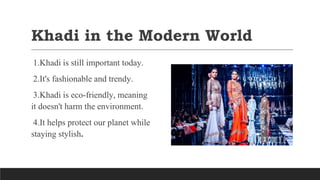 Marketing KHADI CLOTH AND MAHATMA GANDHI.pptx