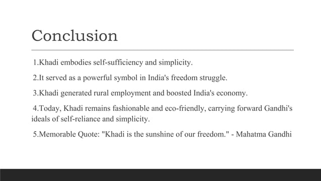 Marketing KHADI CLOTH AND MAHATMA GANDHI.pptx