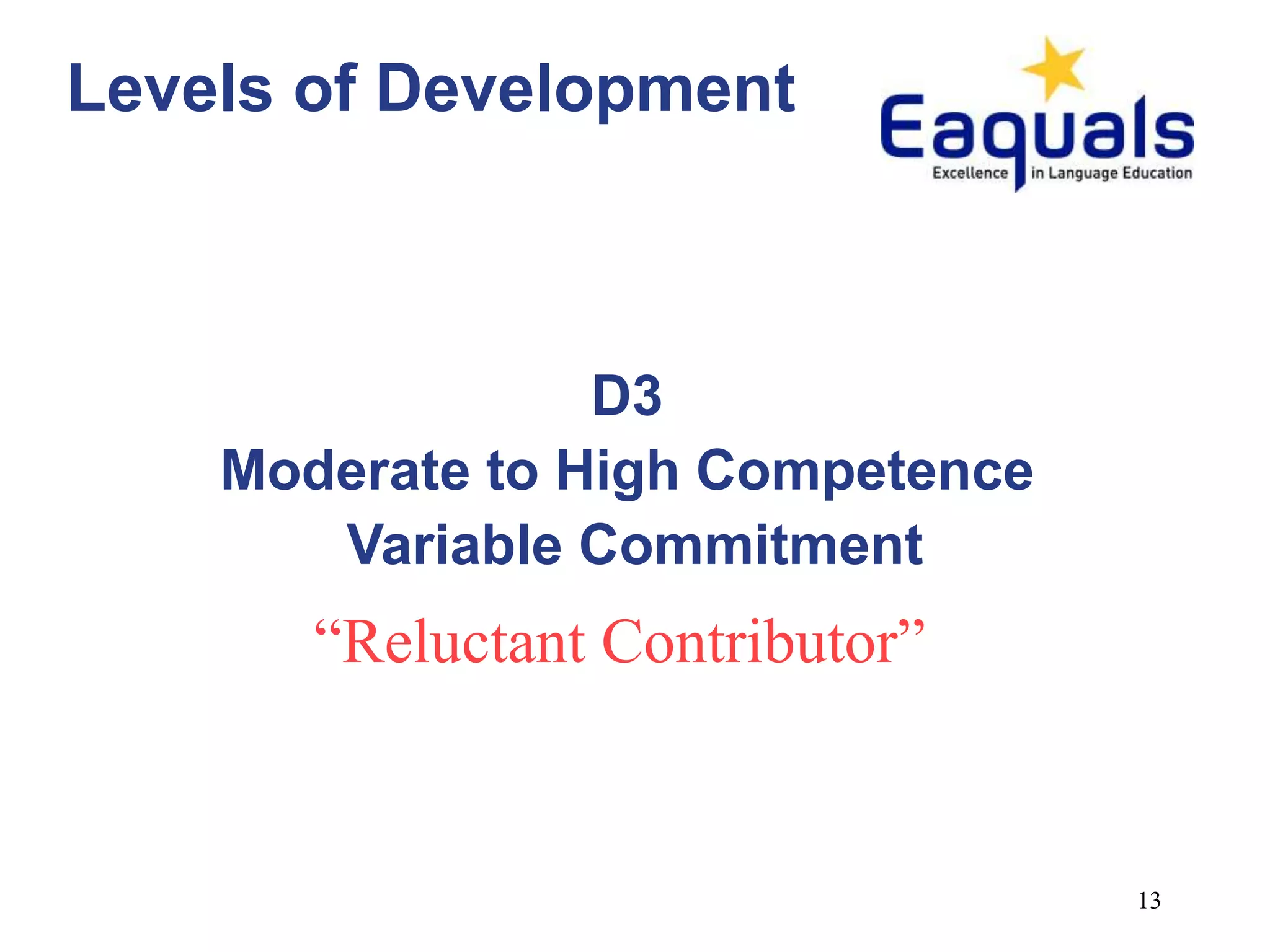 Khadidja Guerrab: Situational Leadership: When to Move on the ...