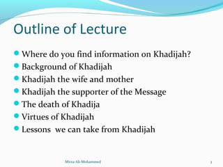 Khadijah mother of the believers | PPT | Islam | Religion & Spirituality