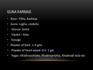 Khadira -Pashanabheda- Patala | PPTX