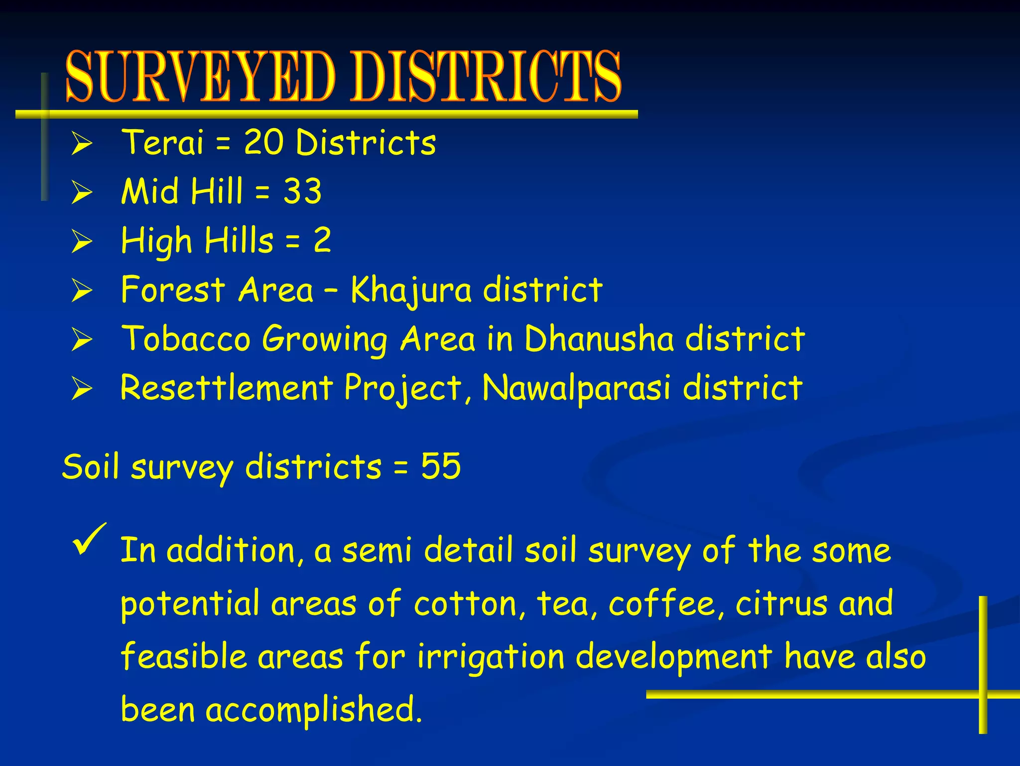 Soil Survey, Soil Mapping and Soil Status in Nepal by Y.G. Khadka | PDF