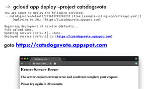Deploying to AppEngine | PPT