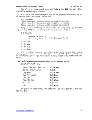 Khai mon phong thuy | PDF