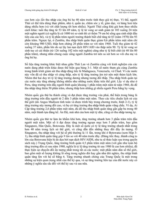 Khai Niem Va Xu Huong Tang Truong | PDF