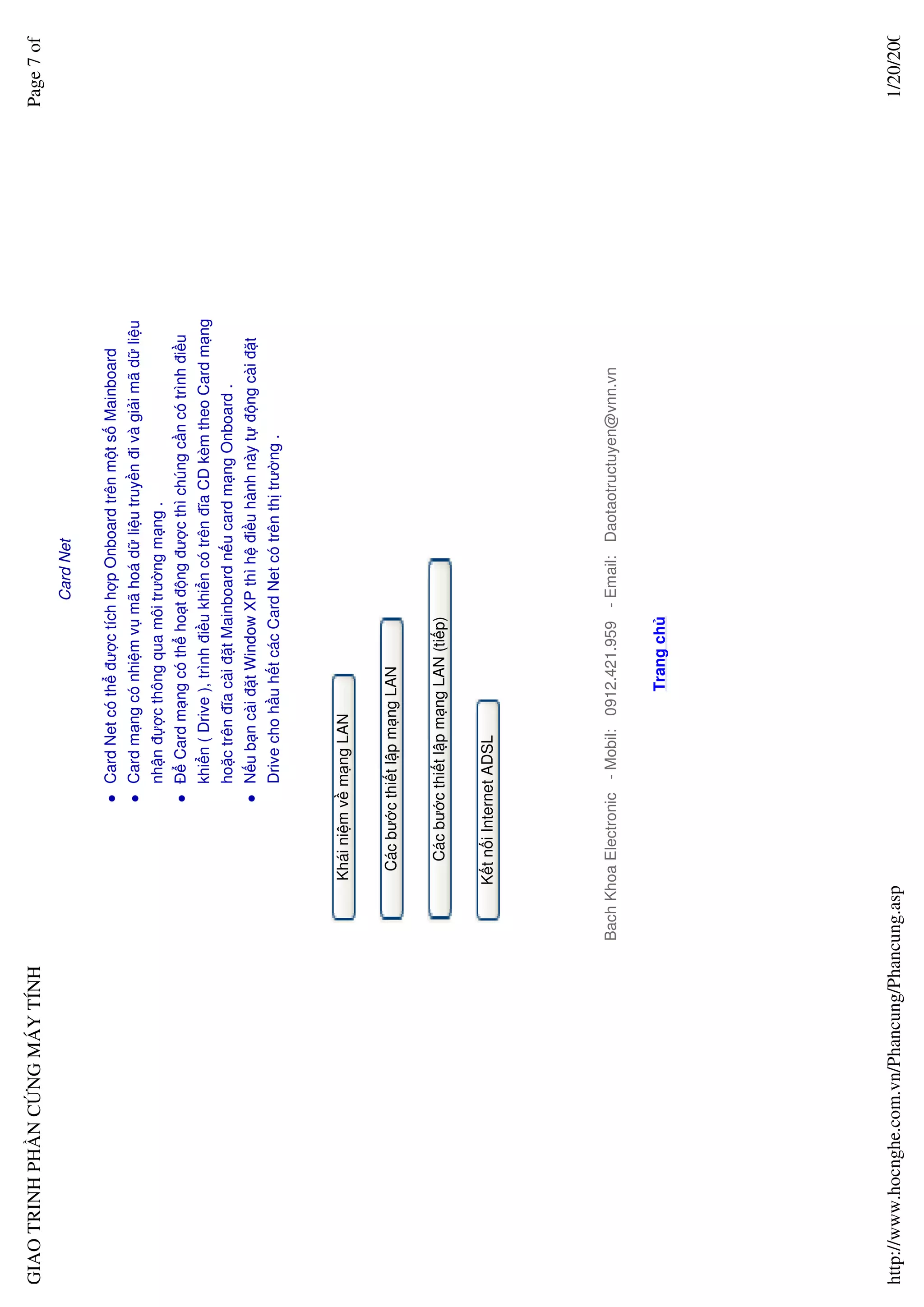 Khai niem ve mang lan | PDF