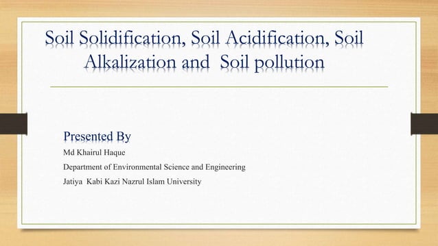 Presentation Soil Solidification | PPT