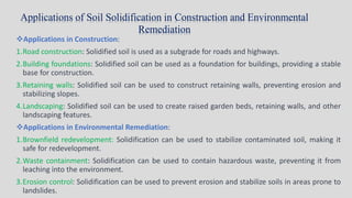 Presentation Soil Solidification | PPT