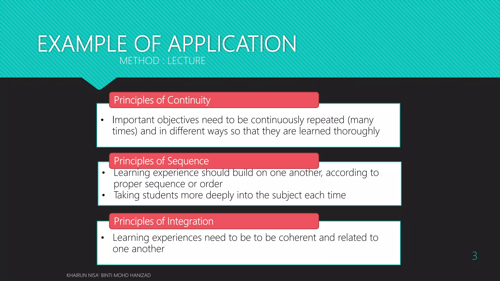 TYLER'S MODEL (Khairun Nisa') | PPT