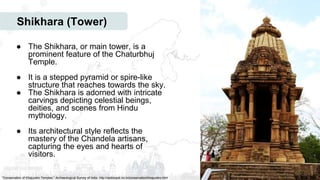 Chaturbhuj Temple, Khajuraho | PPTX