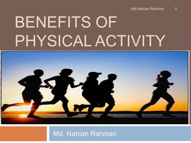 Benefits Of Physical Activity | PPTX | Fitness and Exercise | Healthy ...