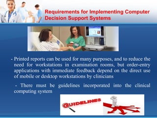 Medical Applications of Decision Support System DSS | PPT