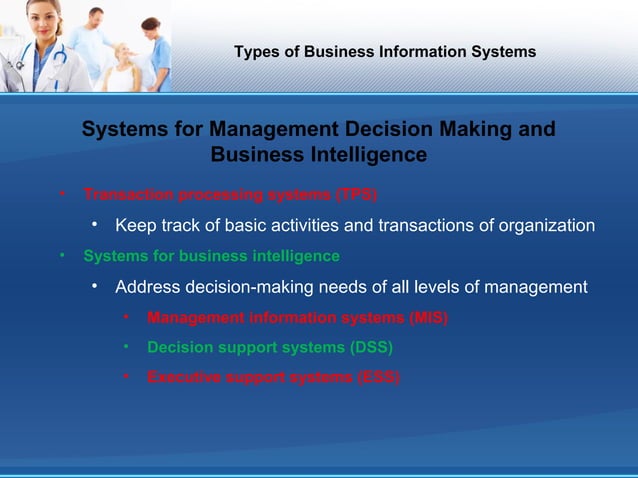 Medical Applications of Decision Support System DSS | PPT