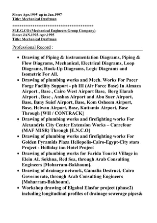 Khaled fahmy cv | DOC