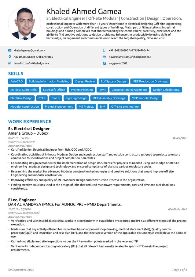 Khaled's resume | PDF