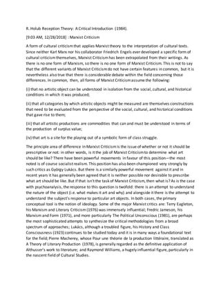 Russian Formalism | DOCX