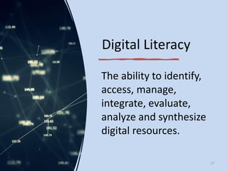 Bridging digital divide through digital literacy | PPT