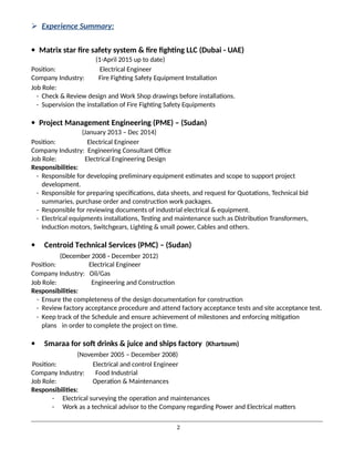 Khalid -cv_electrical_engineer (2) | PDF