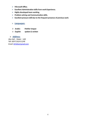 Khalid -cv_electrical_engineer (2) | PDF