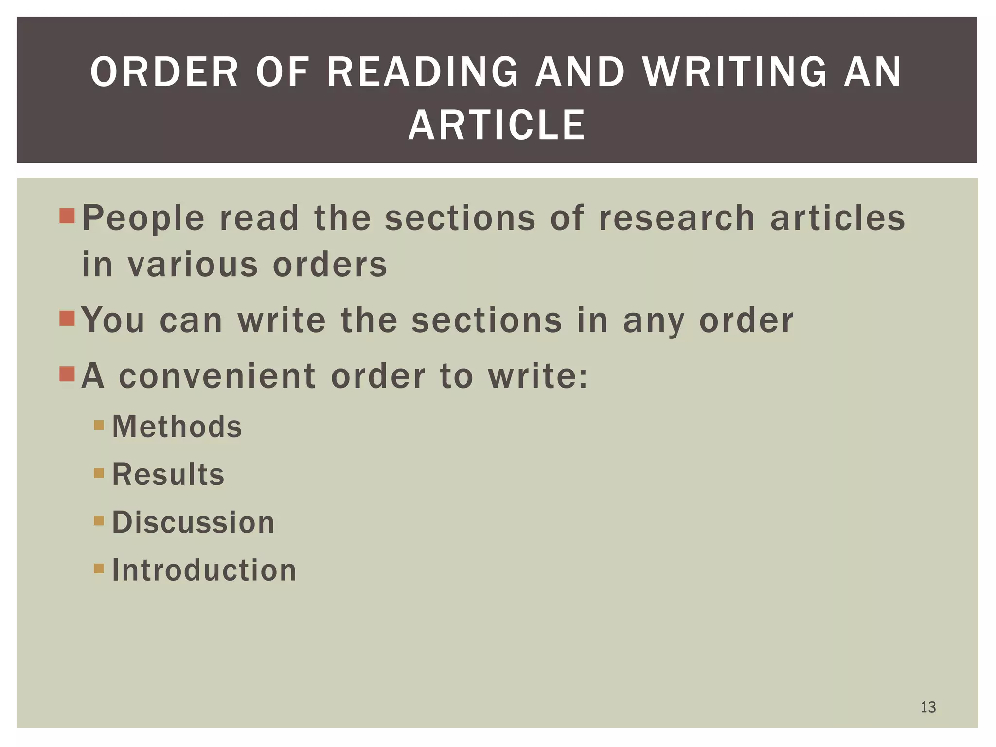 How to write a journal article | PPTX