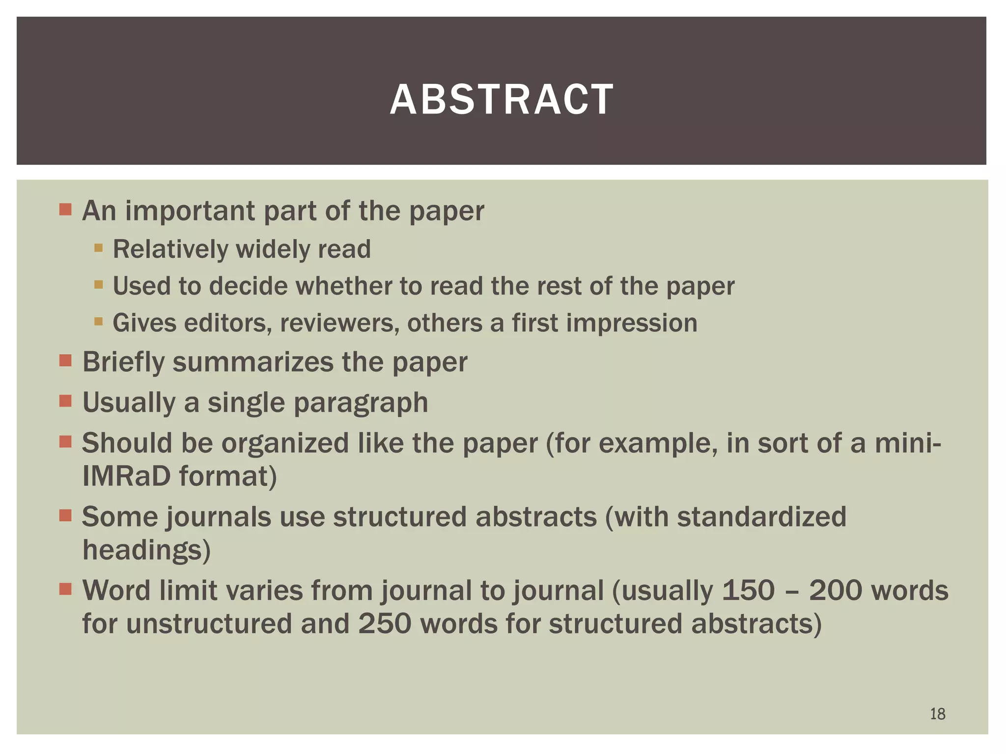 How to write a journal article | PPTX
